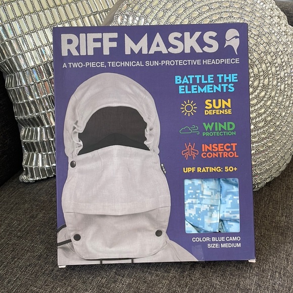 Accessories | Riff Mask Two Piece Sun Spf 5 Head Piece Insect And Wind ...